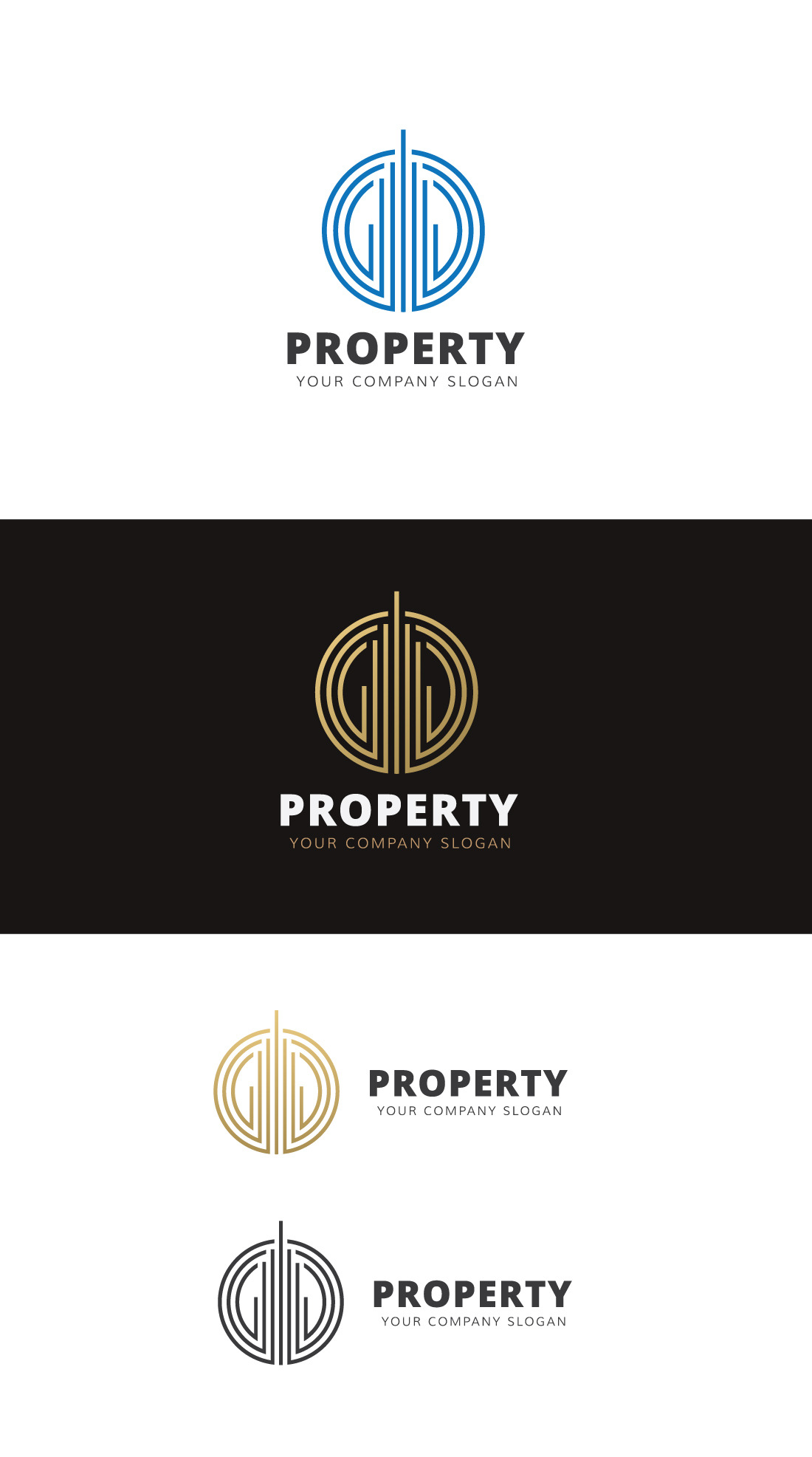 Property Logo, a Branding & Logo Template by Vectorwins Premium Shop