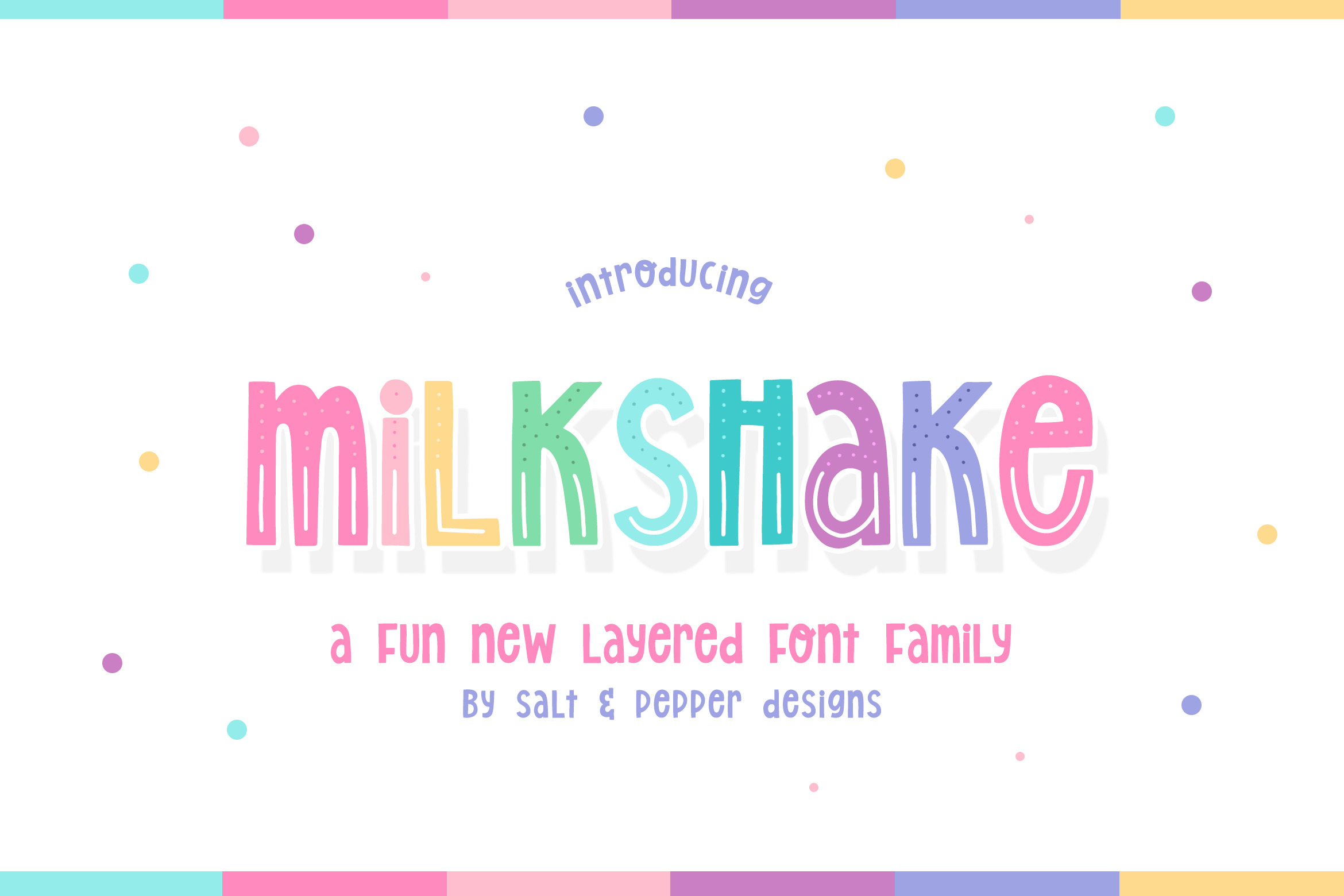 Milkshake Font Family, a Font by Salt & Pepper Designs