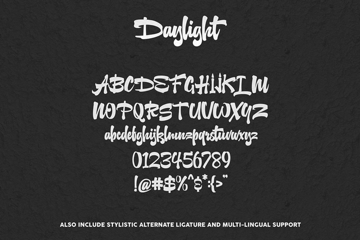 Daylight typeface, a Script Font by HTLNS.co