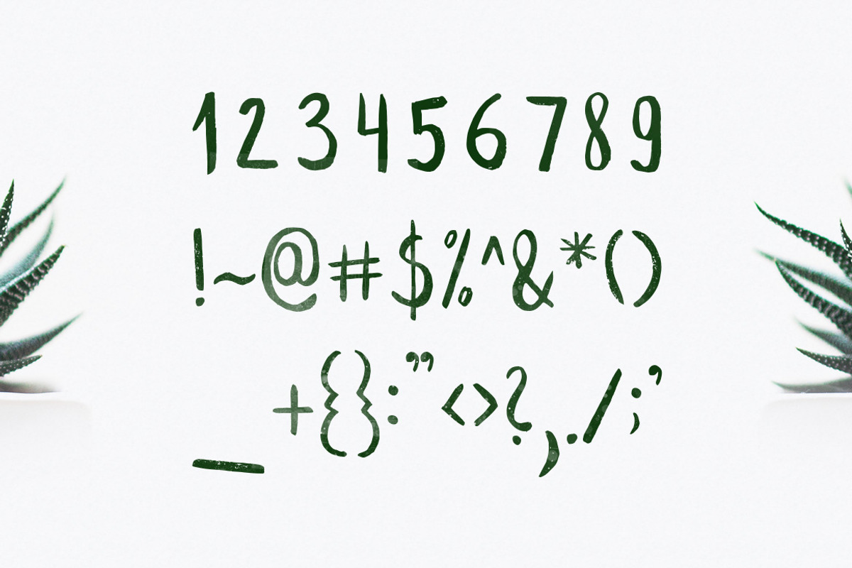 Leafy Extended Brush Font, a Script Font by Wild Ones