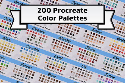 Mega 200+ Color Palette Bundle | Creative Market