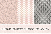 Elegant seamless patterns | Graphic Patterns ~ Creative Market
