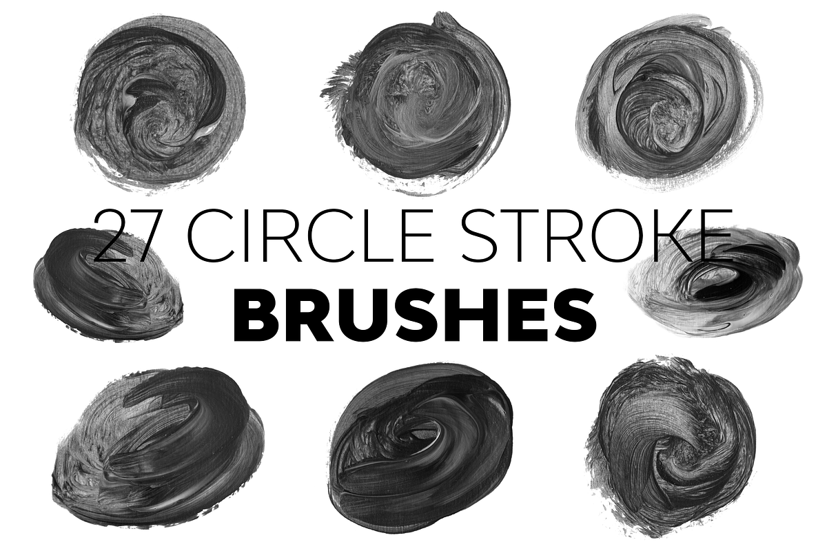 Circle Stroke Brushes, a Brush Add-On by UnicDesign