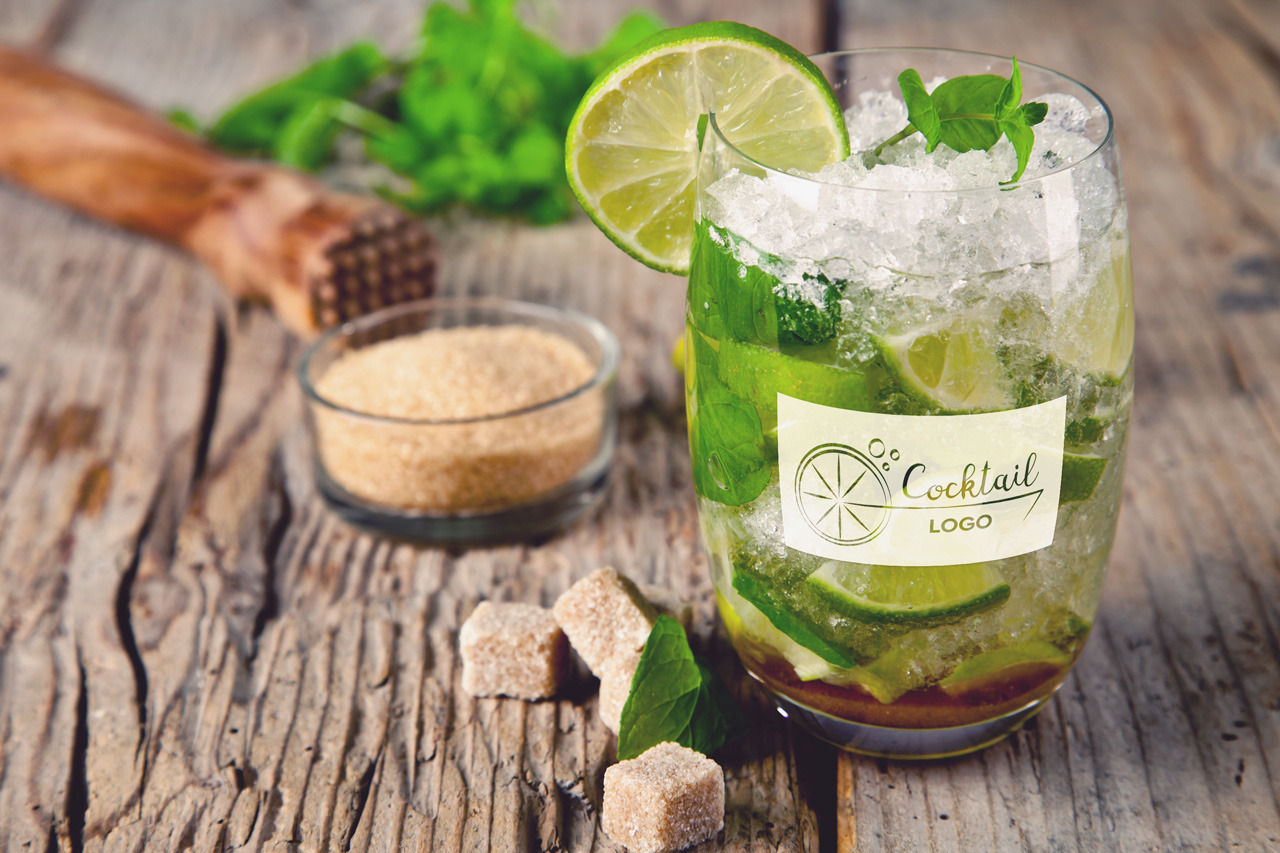 Cocktail Mock-up #3, a Packaging Mockup by Thihon