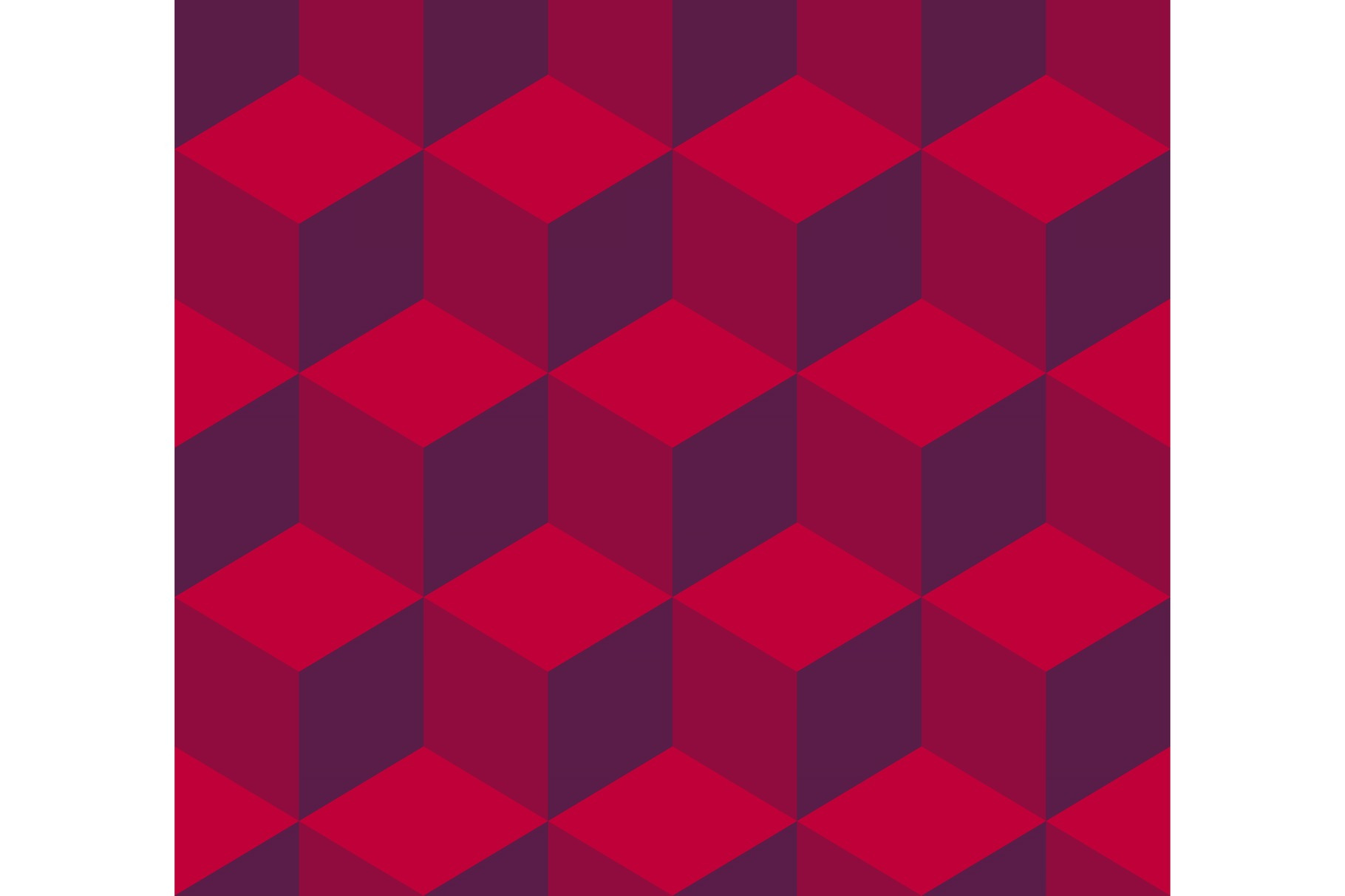 Geometric pattern. Cube, a Decorative Illustration by Things for ...