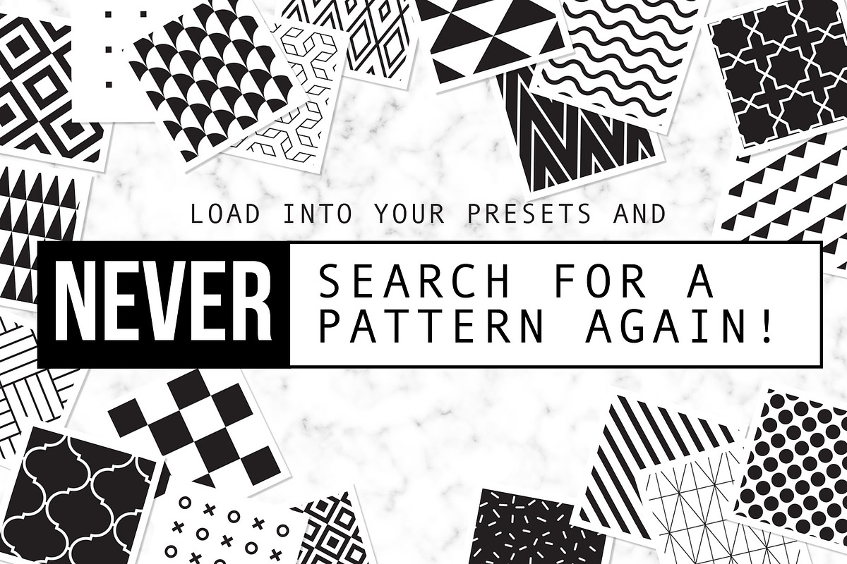 650 ESSENTIAL Vector Patterns, a Pattern Graphic by Designdell