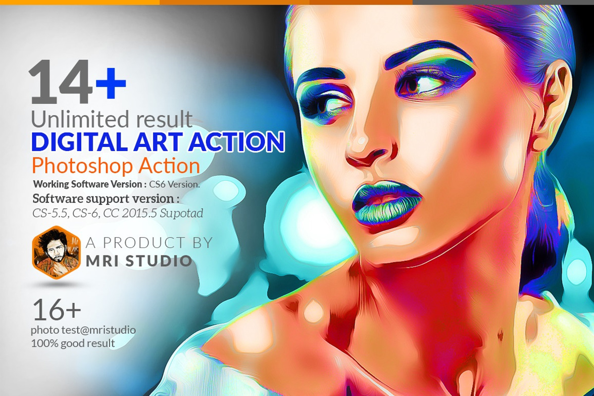 Digital Art Action, an Action Add-On by MRI STUDIO