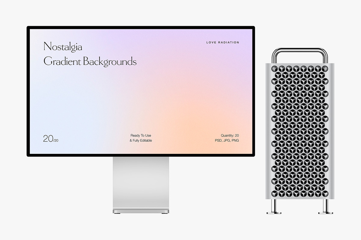 Nostalgia Gradient Backgrounds PSD, an Object Graphic by Love Radiation ...