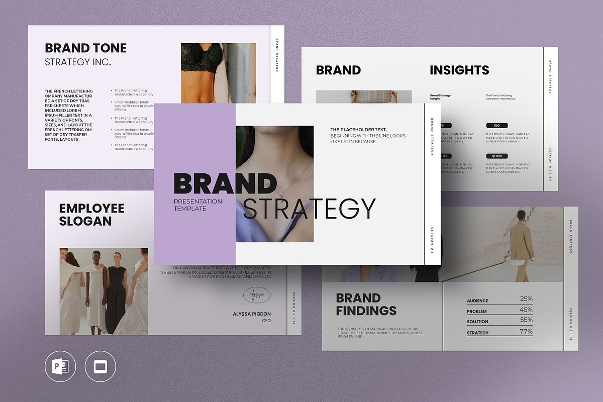 Brand Strategy Presentation Template, a Presentation Template by ...