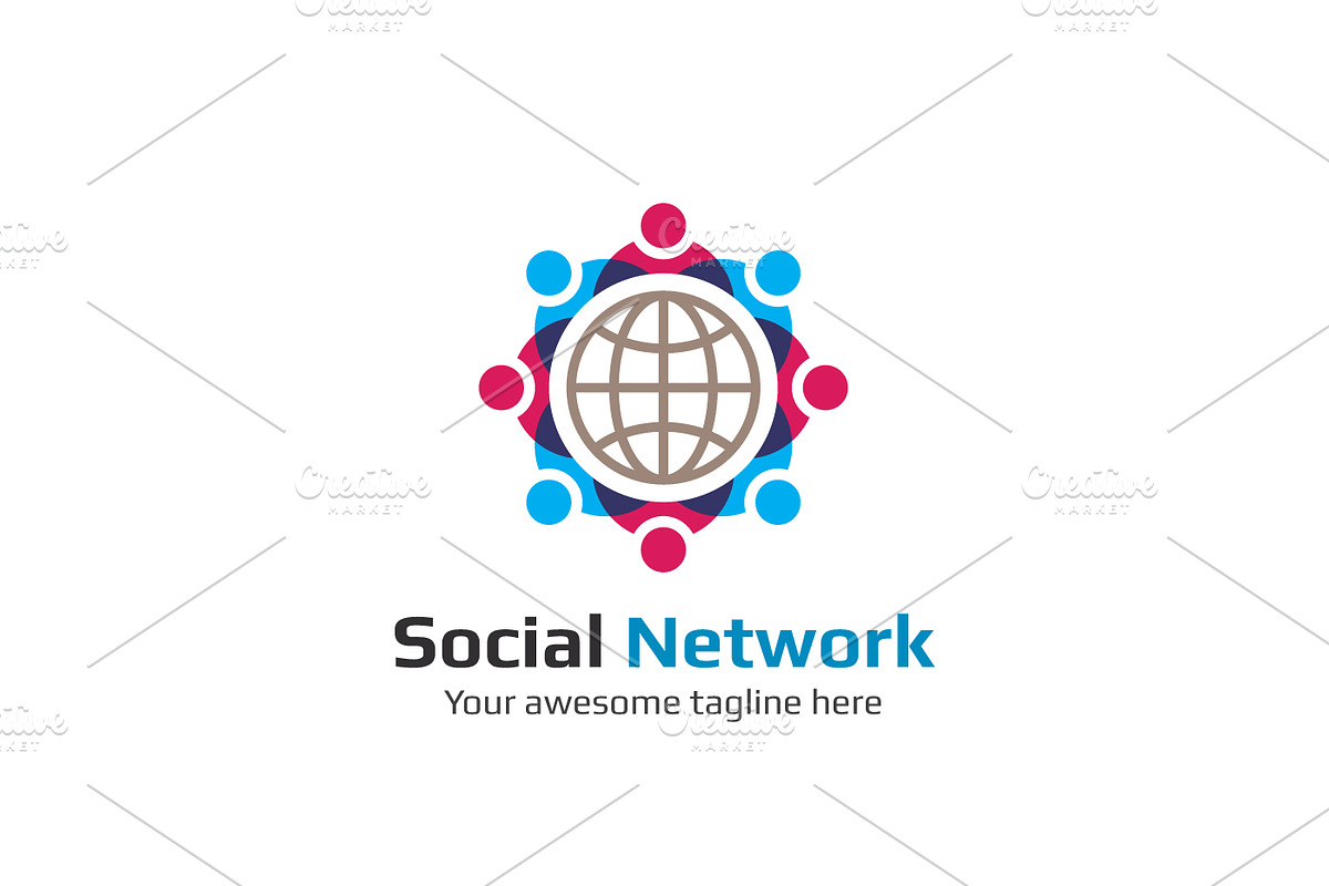 Social Network Logo, a Branding & Logo Template by XpertgraphicD