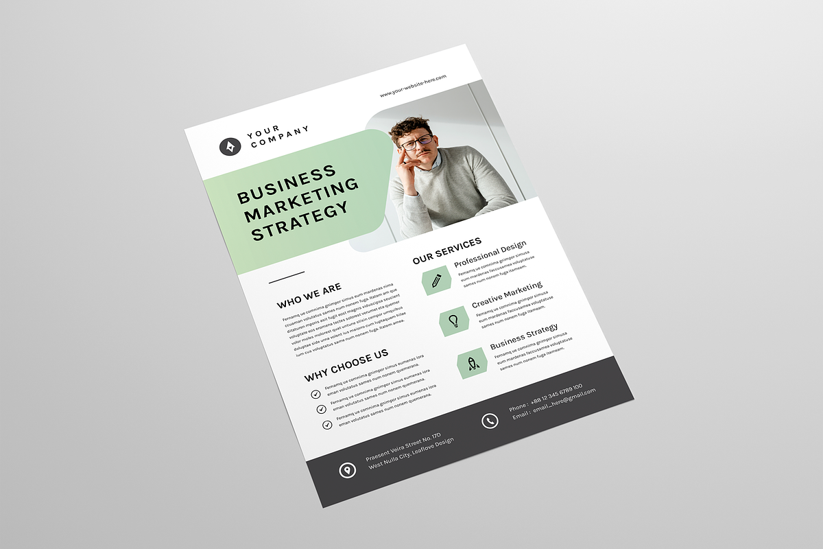 Flyer Bundle | MS Word & Indesign, a Flyer Template by Leaflove