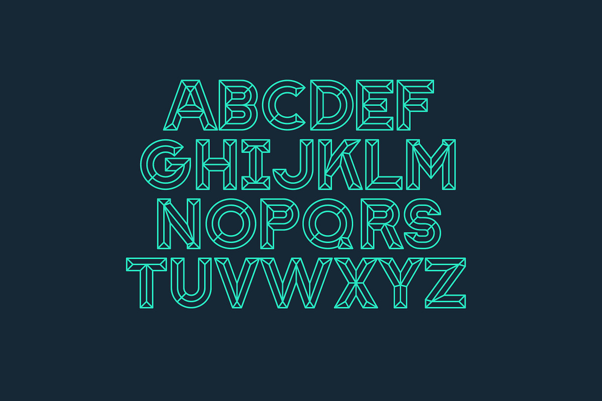 Block Typeface, a Font by Studio Bayley