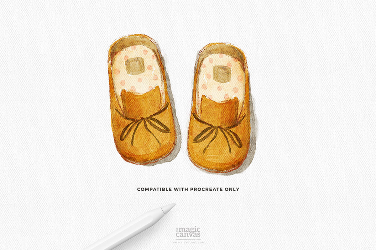 Magic Canvas Procreate textures docs, a Brush Add-On by Lisa Glanz