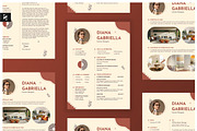 Boho CV Resume Template, a Resume Template by Neermana | Creative Market