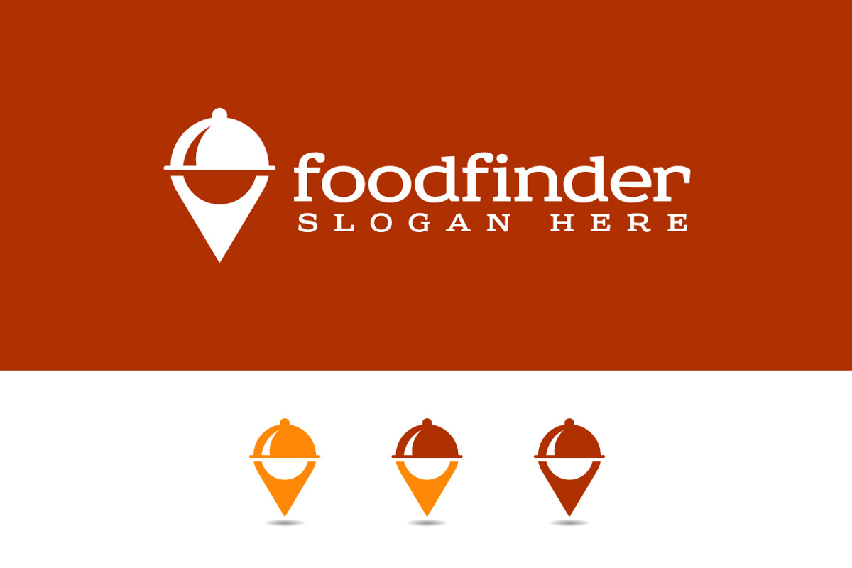 Food Finder Logo, a Branding & Logo Template by emotions76