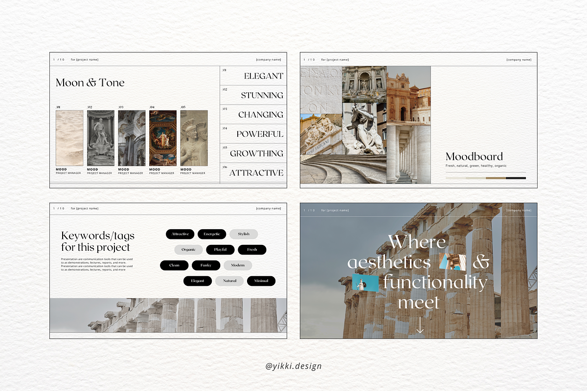 Pitch Deck Template | CANVA, a Presentation Template by Yikki.design ...