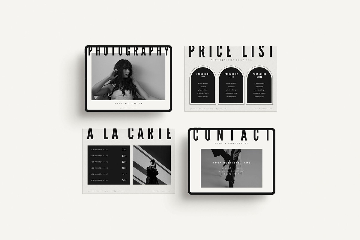 Services and Pricing Guide Template