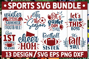 Sports SVG Bundle, a Graphic by crafthome