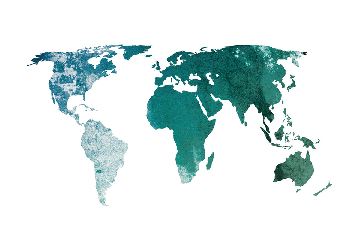 Textured World Map, a Texture Illustration by Offset