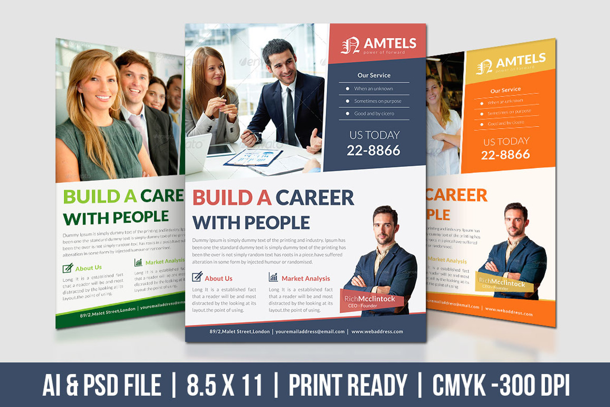 Content Marketing Flyer, a Flyer Template by Dotnpix
