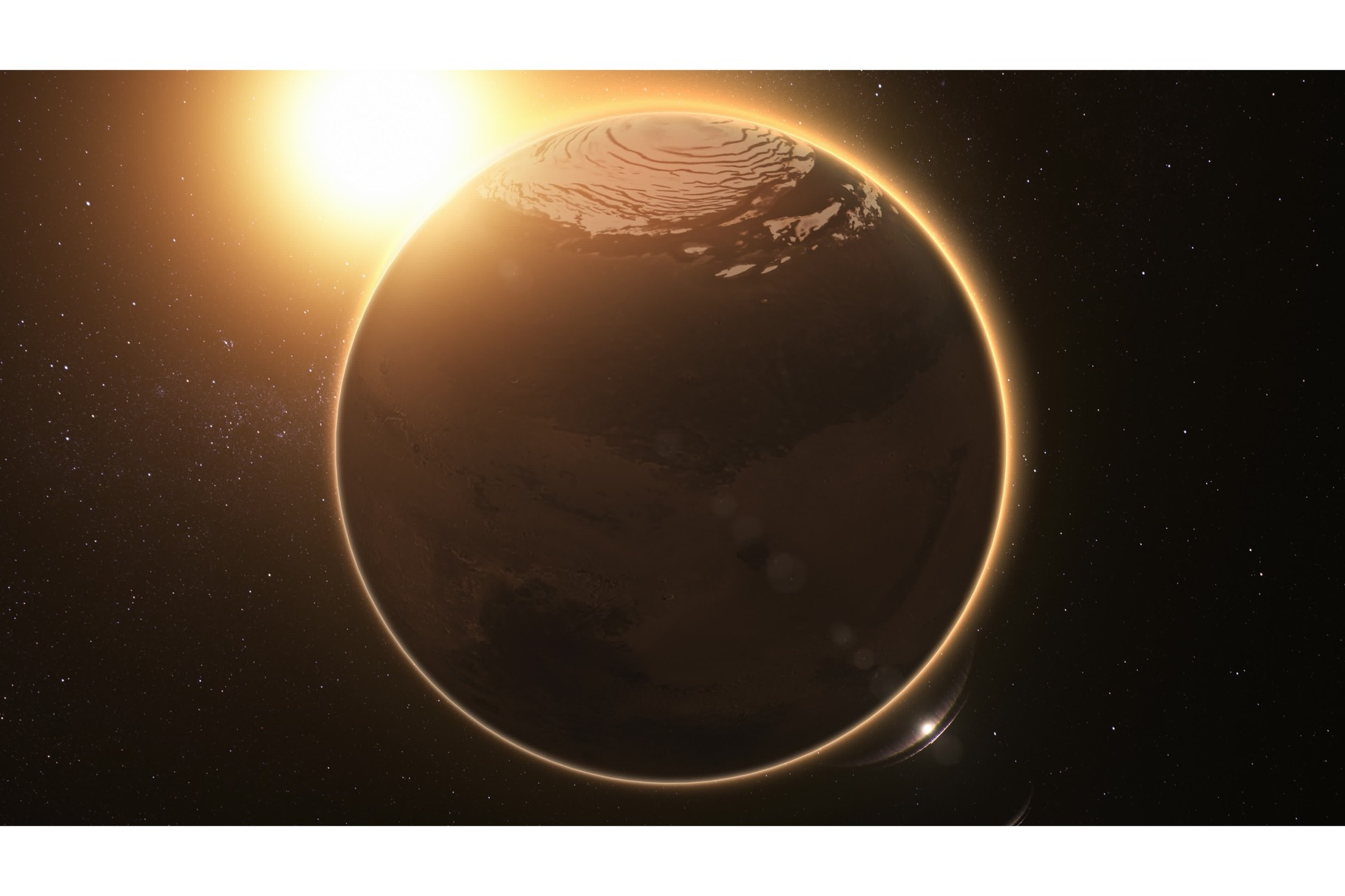 Mars Rotating Seamless Loop, a School & Education Photo by Goinyk