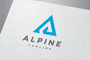 Alpine - Letter A Logo, a Branding & Logo Template by yopie