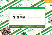 SIGMA Google Slides, a Presentation Template by Yo Slide