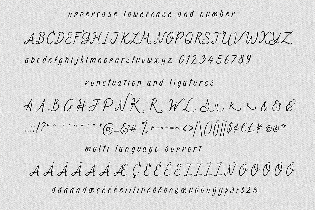 Loving de Rome. ink edge handwritten font