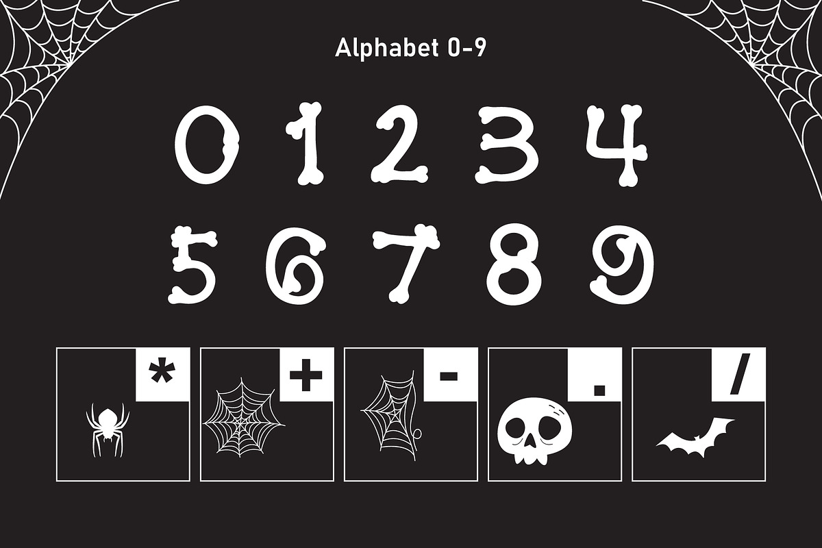 Bone Fonts, a Font by Fox7 By Rattana