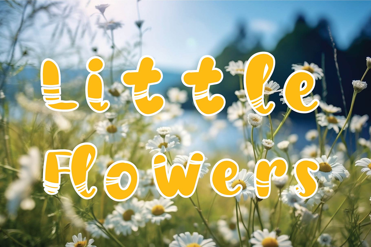 Handwritten Bold Display Font, a Handwritten Font by Little Creative ...