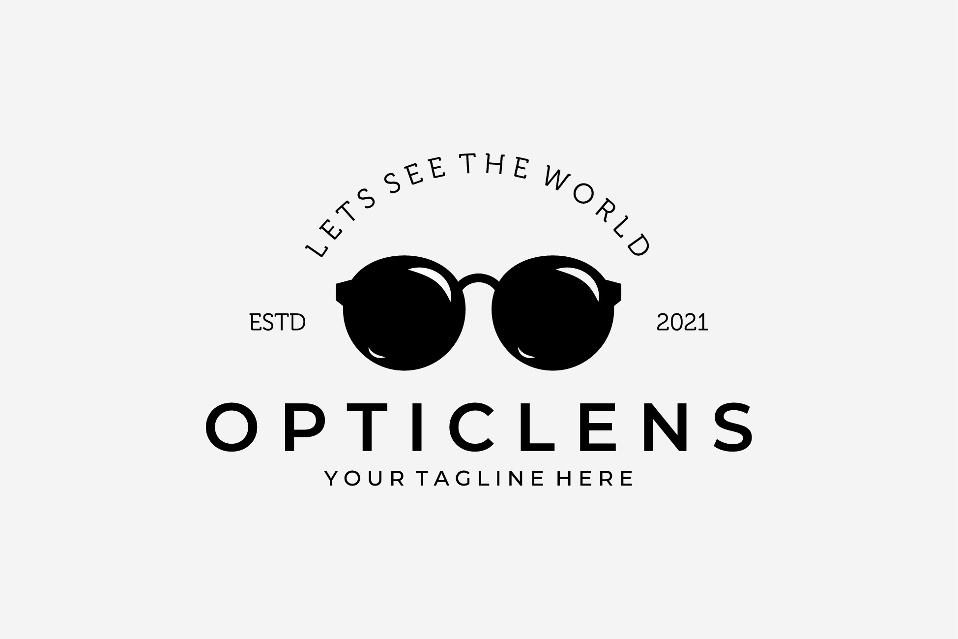 Optic Lens Logo Vector Design Icon, a Branding & Logo Template by Pyruos ID