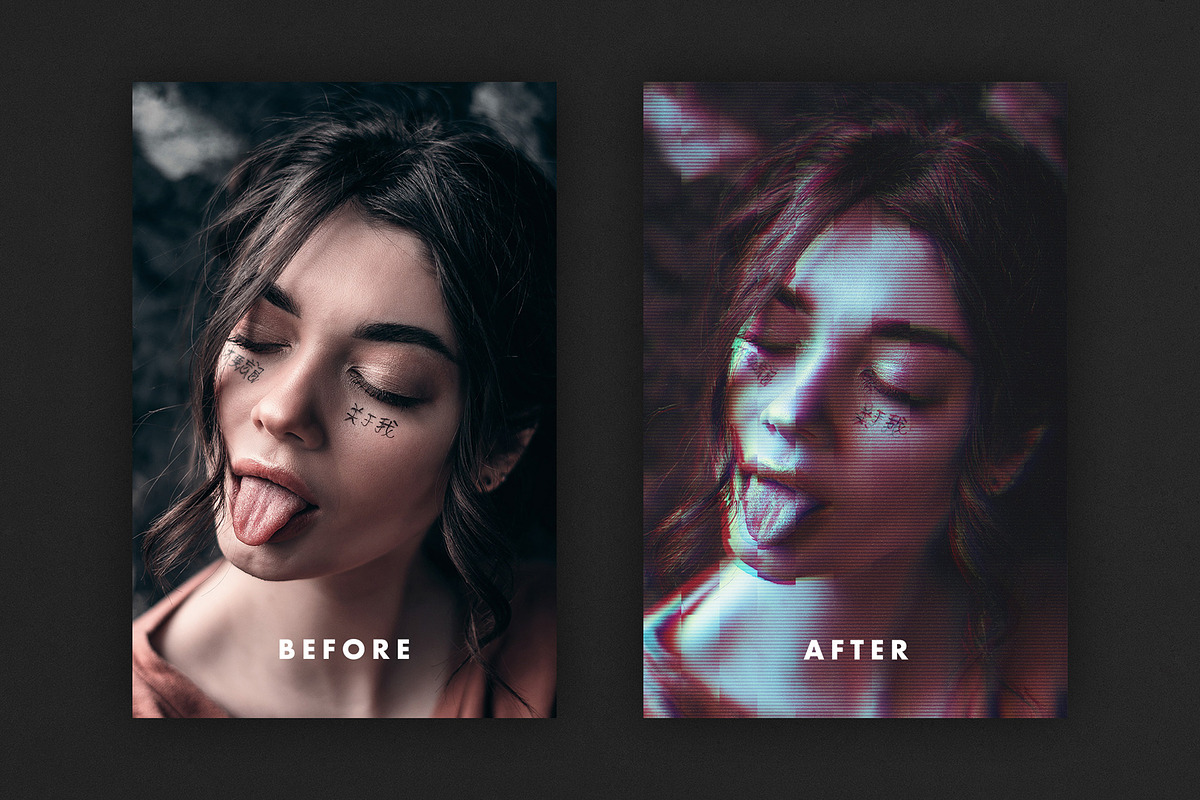 Digital Noise Effect for Posters