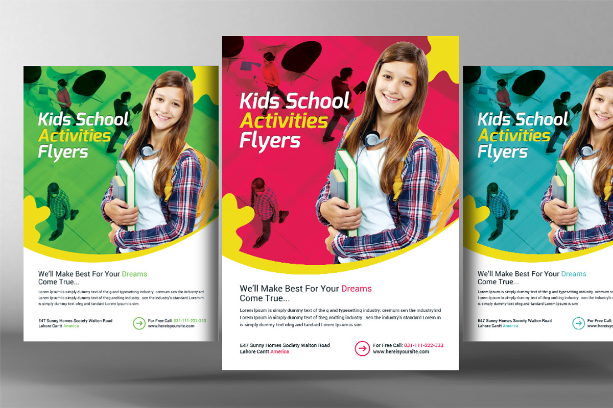 30 Education Flyers Bundle, a Flyer Template by graphicforest