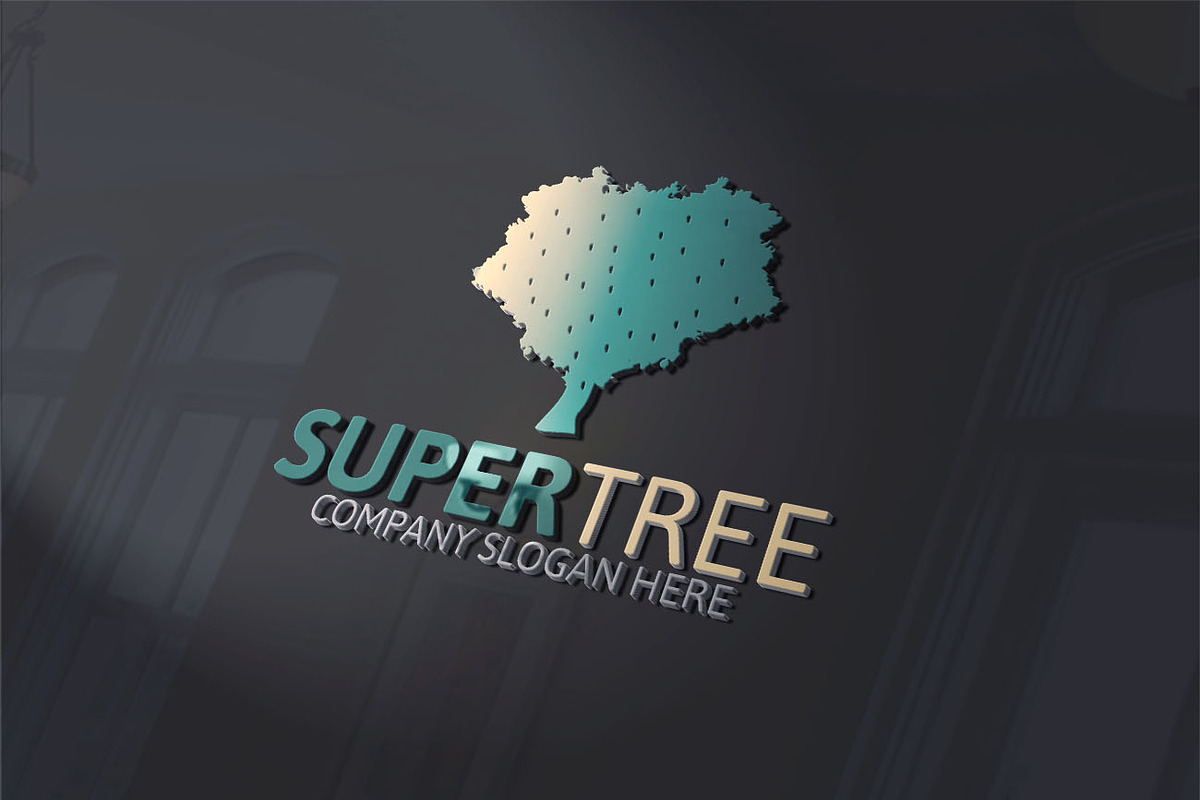 Super Tree Logo, a Branding & Logo Template by Josuf Media