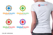 Global Health Logo Template, a Branding & Logo Template by gunaonedesign