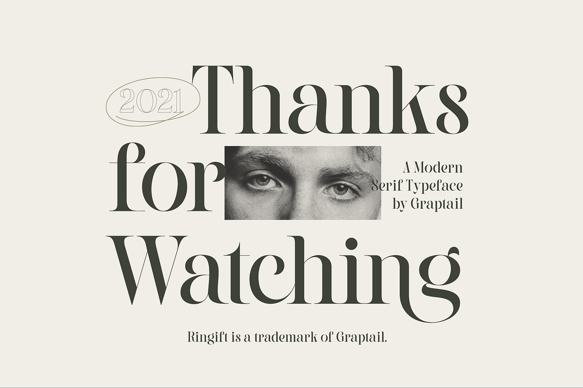Ringift - A Modern Serif, a Serif Font by Graptail