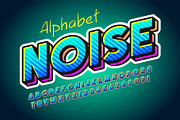 Colorful 3d display alphabet | Illustrations ~ Creative Market