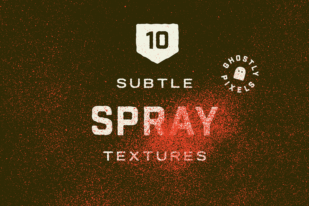 Subtle Spray Paint Textures, a Texture Graphic by GhostlyPixels