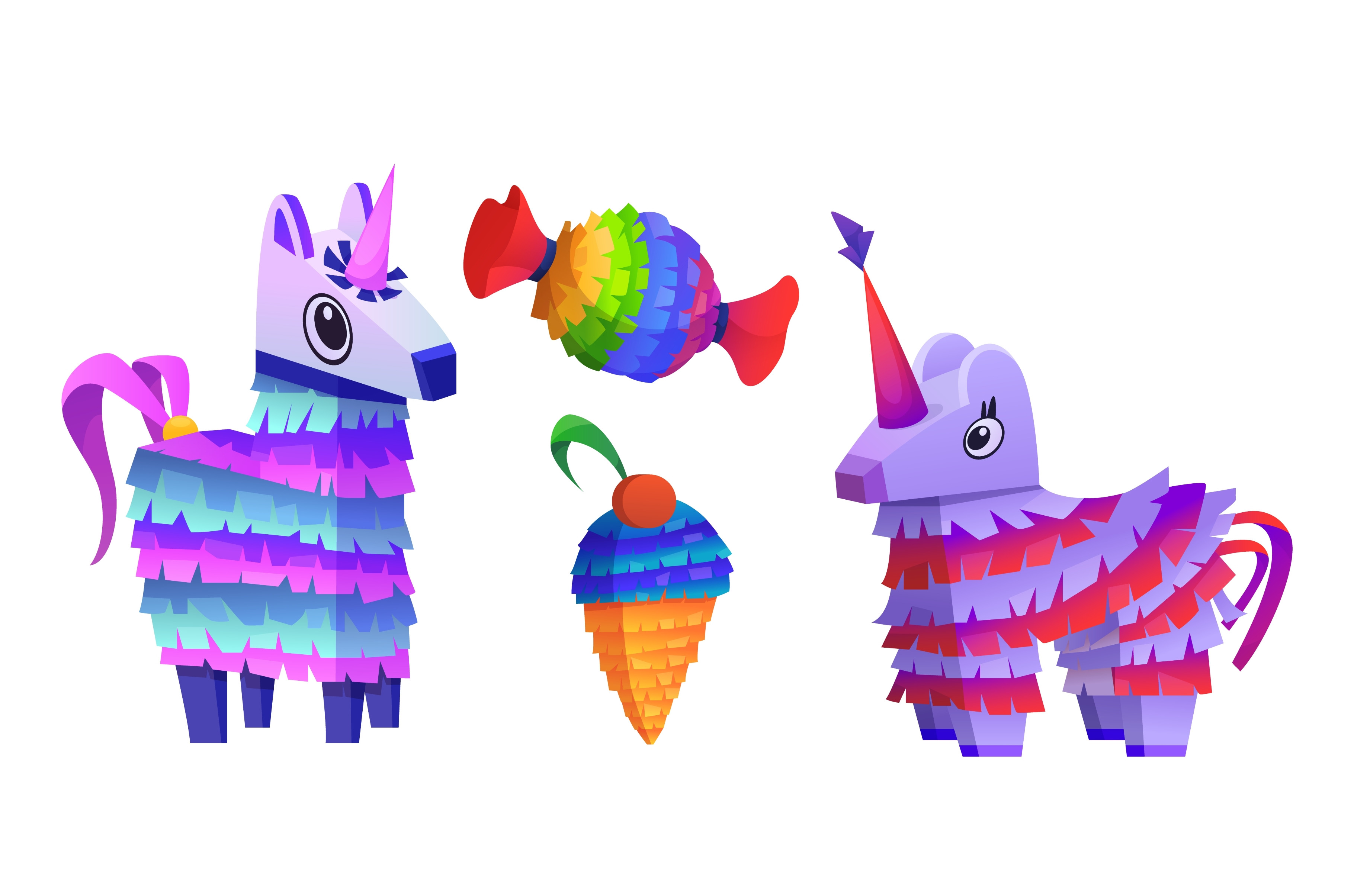 Mexican pinata game icon for | Object Illustrations ~ Creative Market