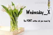 60% discount Wednesday_X Font, a Script Font by zao4nik