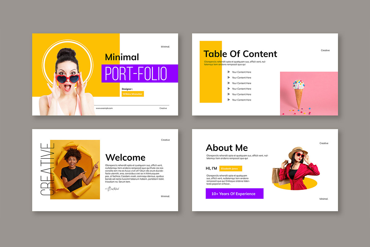 Bold and Bright Portfolio