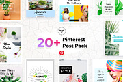 Pinterest Social Media Templates, a Social Media Template by VictorThemes