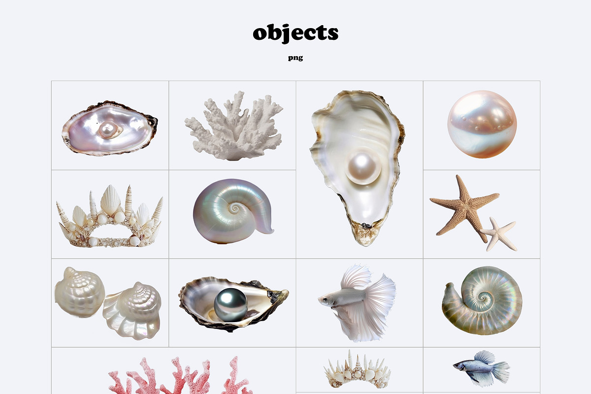 Mermaidcore pack, an Object Graphic by Purple