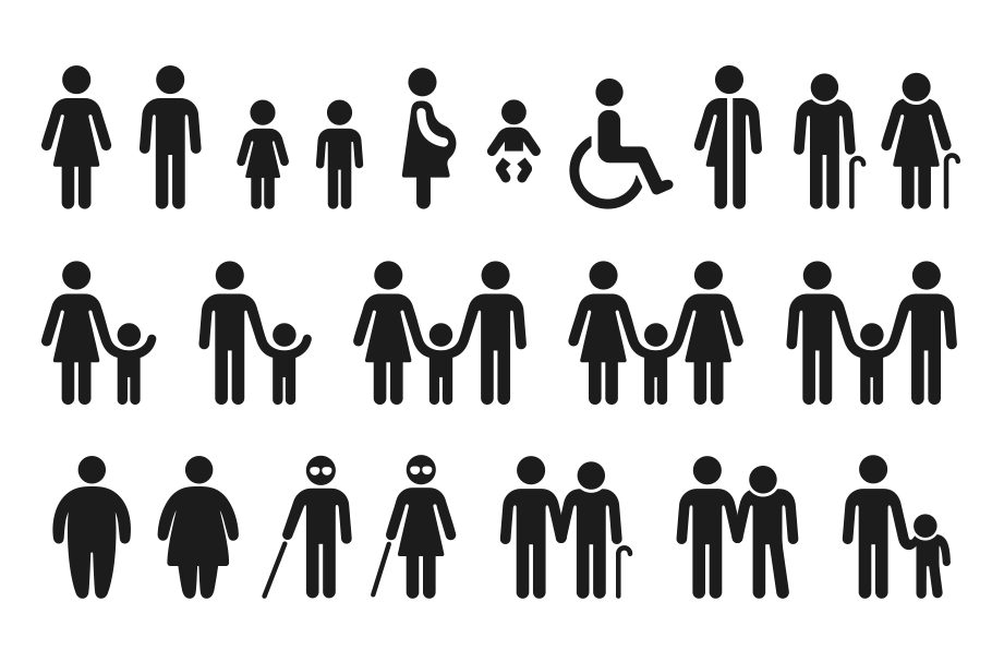 People figures icon set | Icons ~ Creative Market