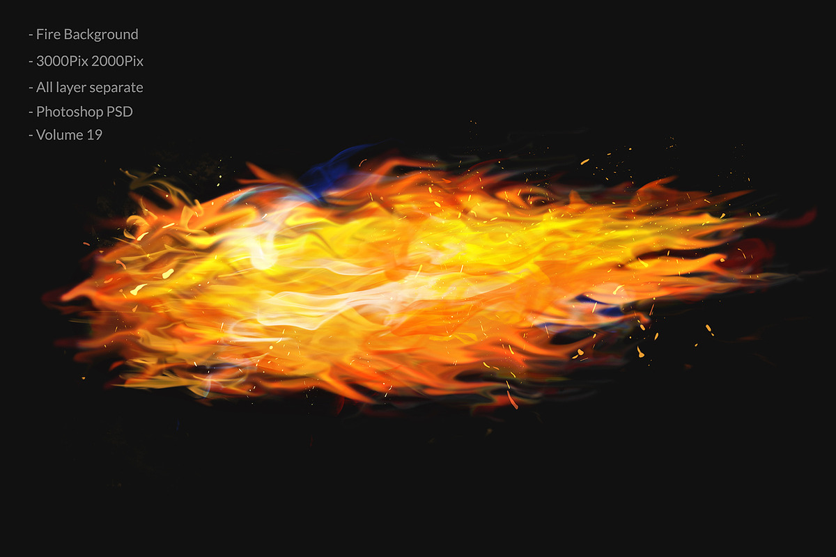 Fire & Smoke Bundle PSD, a Shape Add-On by MRI STUDIO