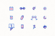 Virtual Event Icons, a Graphic by Grey Ritual Studio