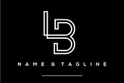Monogram icon logo LB, a Branding & Logo Template by idesign_4u
