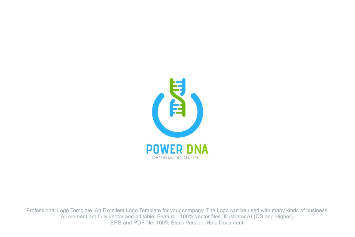 Power DNA, a Branding & Logo Template by PutraCetol Studio