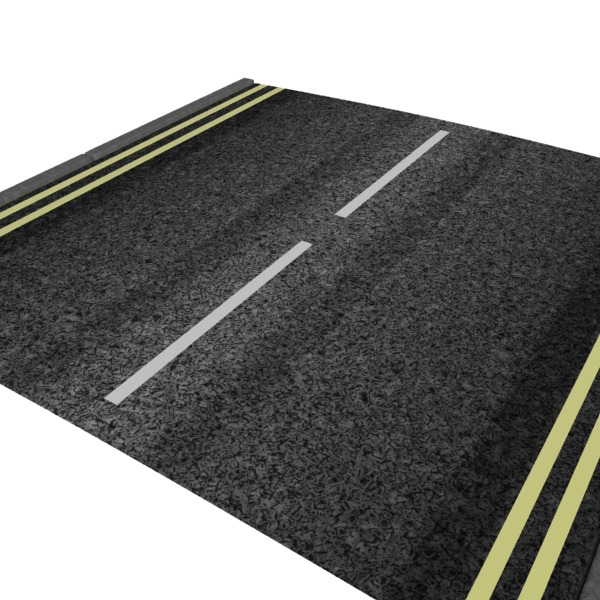 Road Section, an Environmental 3D Model by kjpargeterimages