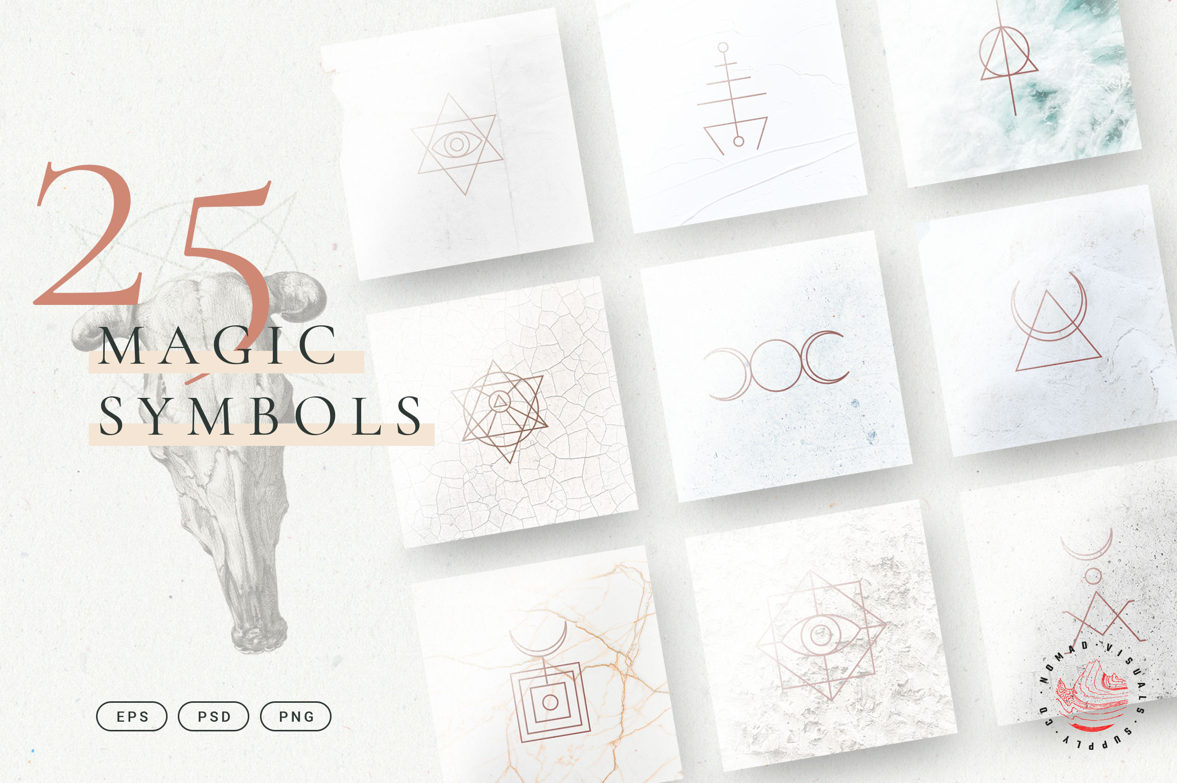 Minimalistic Magic Symbols, an Object Graphic by Nomad Visuals